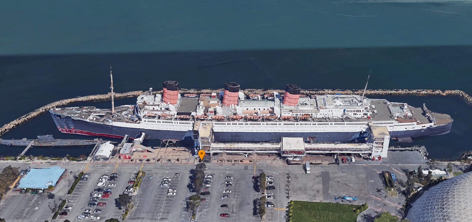 【Google Earth看郵輪：Queen Mary 】 | Ben 哥哥有話兒 / 你應該知道的心理學小知識